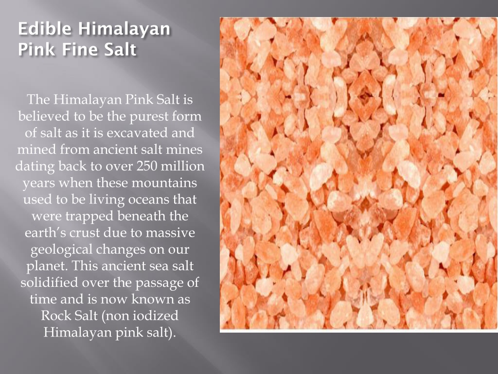 PPT - Edible Himalayan Pink Fine Salt for sale in Pakistan at Mishaz ...