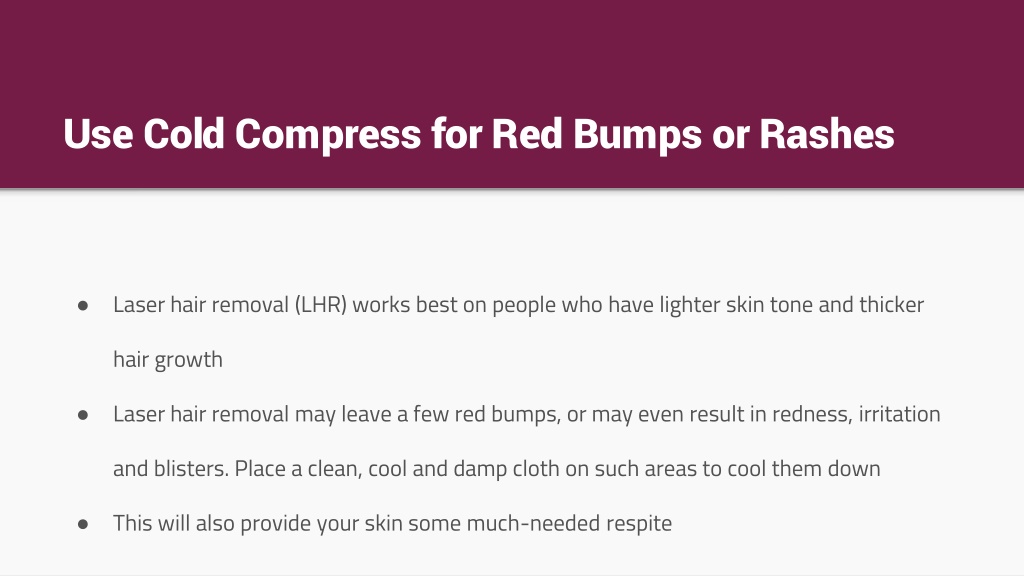 PPT - Laser Hair Removal – Pre & Post Treatment Care Tips PowerPoint ...