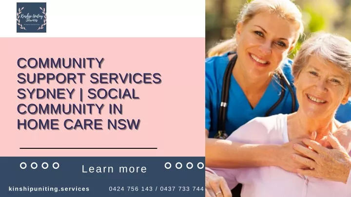 PPT - Community Support Services Sydney | Social Community In home care ...