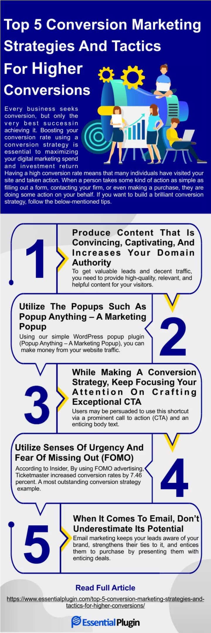 PPT - Top 5 Conversion Marketing Strategies And Tactics For Higher ...