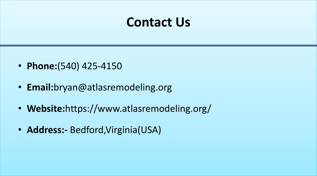 PPT - Best Home Remodeling Contractors In Virginia PowerPoint ...