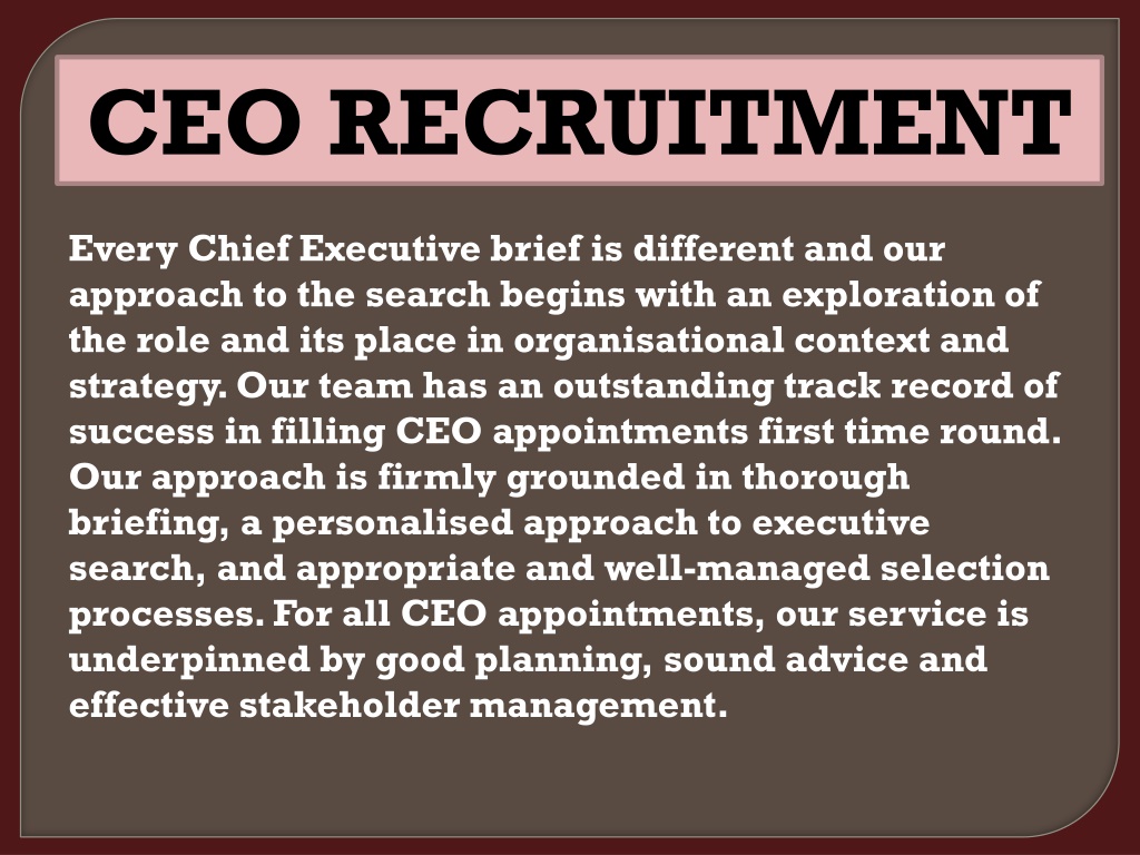 PPT - Executive Search Recruitment Firm London PowerPoint Presentation ...