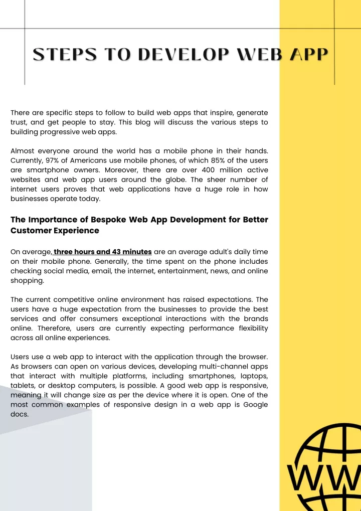 PPT - steps to develop web app PowerPoint Presentation, free download ...