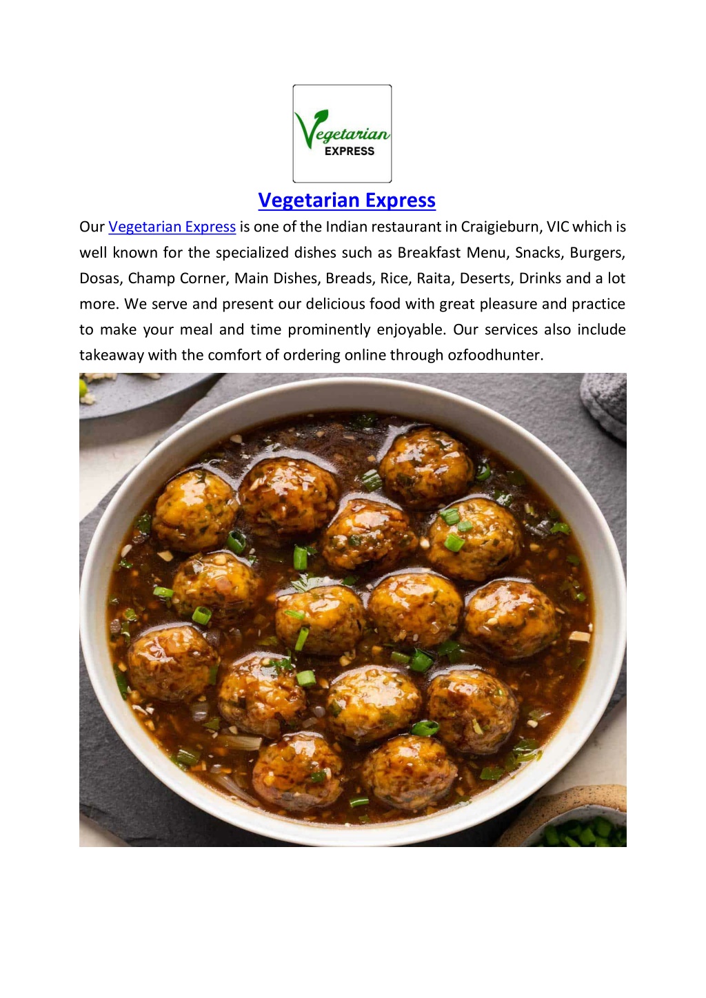 PPT - 5% Off - Vegetarian Express Takeaway Craigieburn, VIC PowerPoint ...