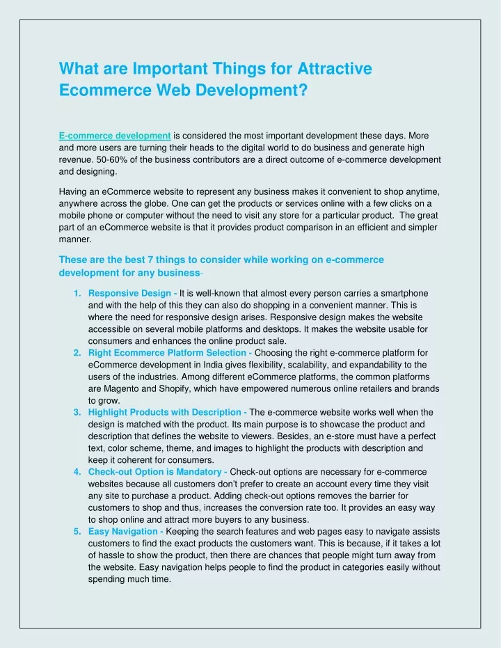 PPT What Are Important Things For Attractive Ecommerce ppt-what-are-important-things-for-attractive-ecommerce-web