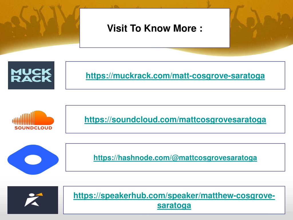 PPT - Matthew Cosgrove Saratoga - An Experienced Musician PowerPoint ...