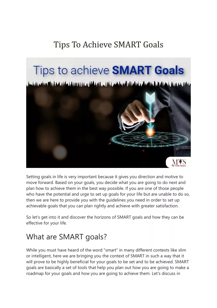 PPT - Tips To Achieve SMART Goals PowerPoint Presentation, free ... PPT - Tips To Achieve SMART Goals PowerPoint Presentation, free ...