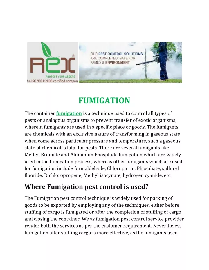 PPT - About of FUMIGATION PowerPoint Presentation, free download - ID ...
