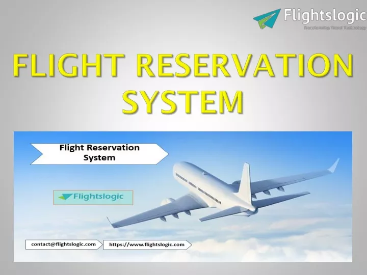 PPT - Flight Reservation System PowerPoint Presentation, free download ...