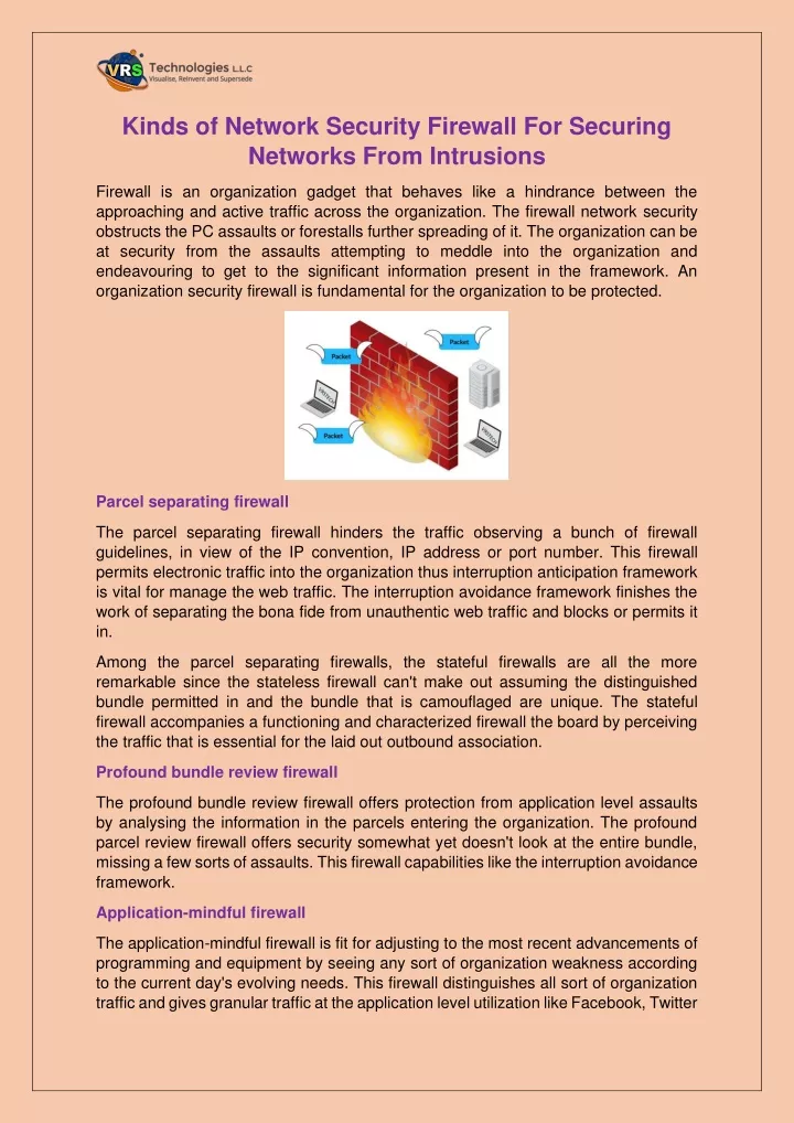 PPT - Kinds of Network Security Firewall For Securing Networks From ... PPT - Kinds of Network Security Firewall For Securing Networks From ...