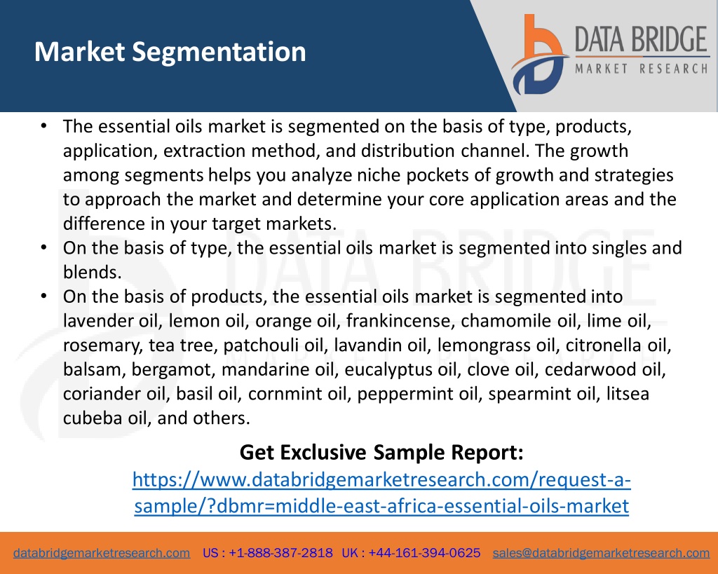 PPT - Middle East and Africa Essential Oil Market PowerPoint ...