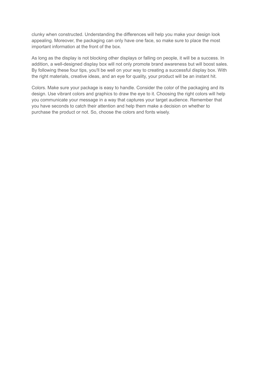 PPT - 4 Tips For Designing Display Boxes PowerPoint Presentation, free ...