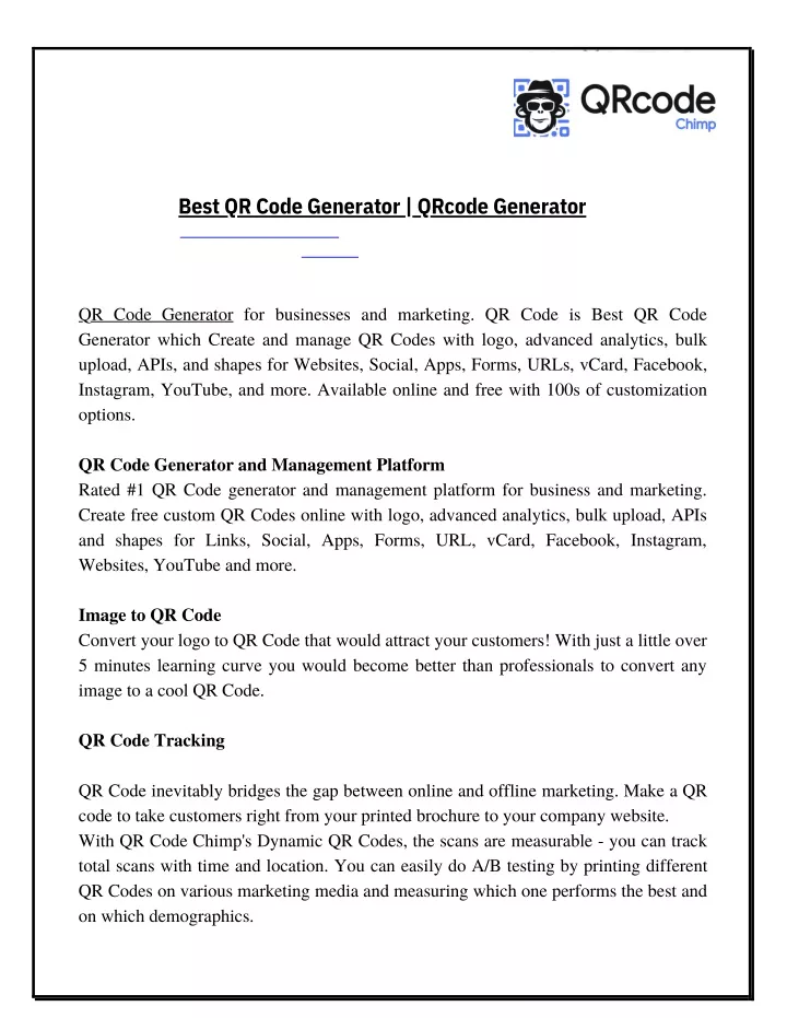 PPT - Best QR Code Generator | QRcode Generator PowerPoint Presentation ...