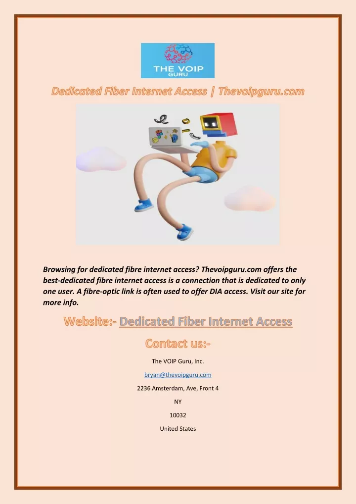 PPT - Dedicated Fiber Internet Access Thevoipguru PowerPoint ... PPT - Dedicated Fiber Internet Access Thevoipguru PowerPoint ...