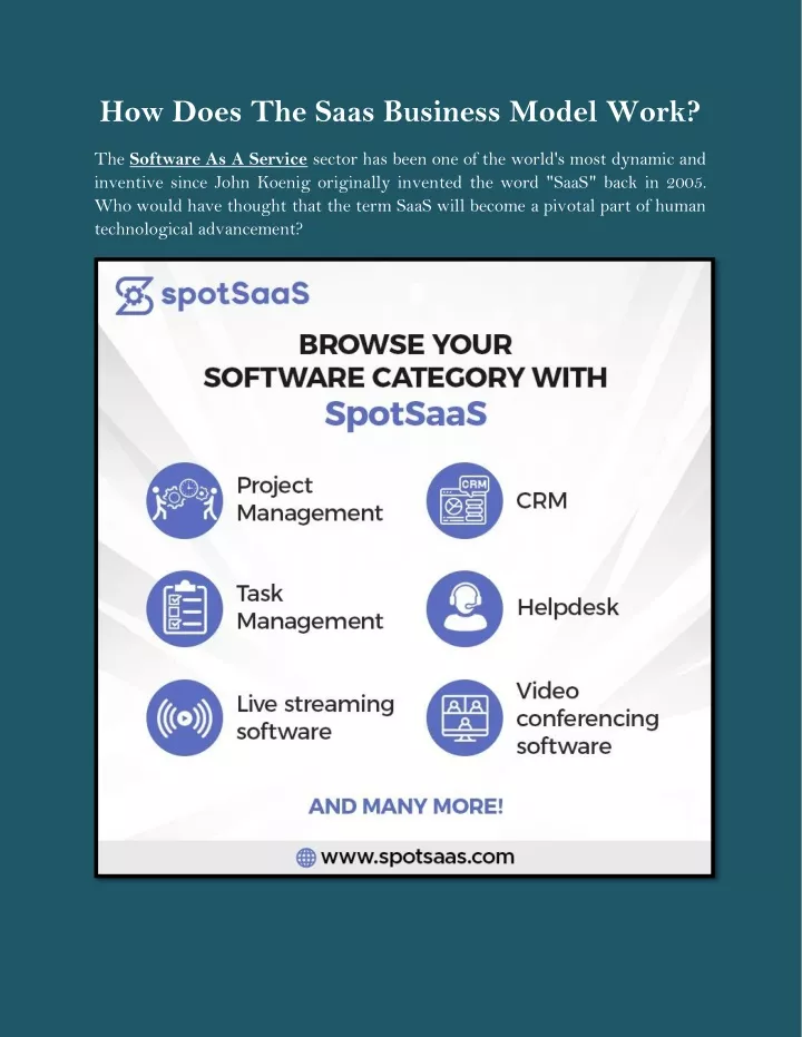 PPT - How Does The Saas Business Model Work PowerPoint Presentation ...