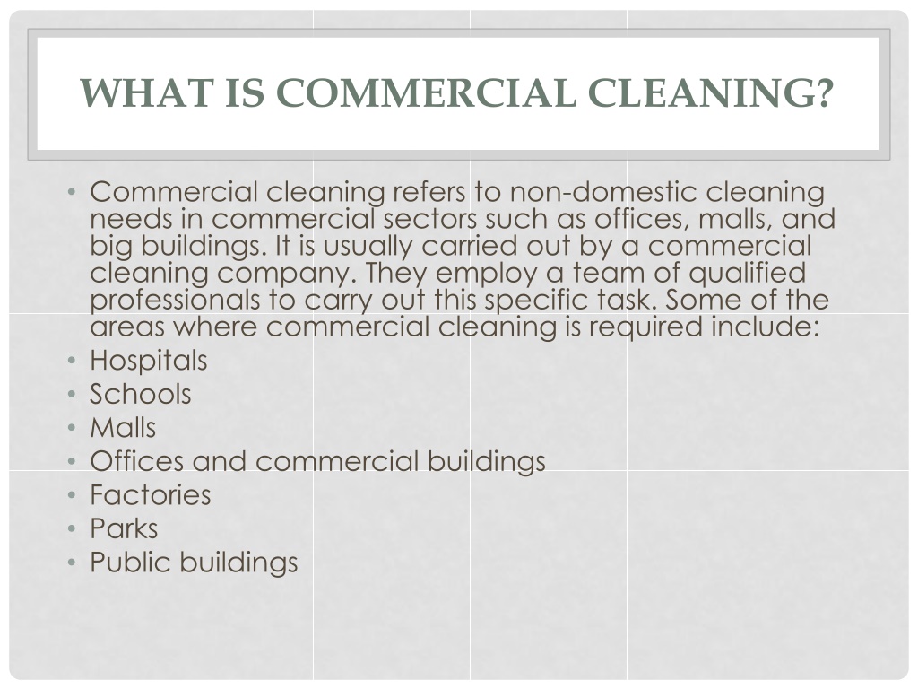 PPT - Commercial Cleaner in Porterville CA PowerPoint Presentation ...