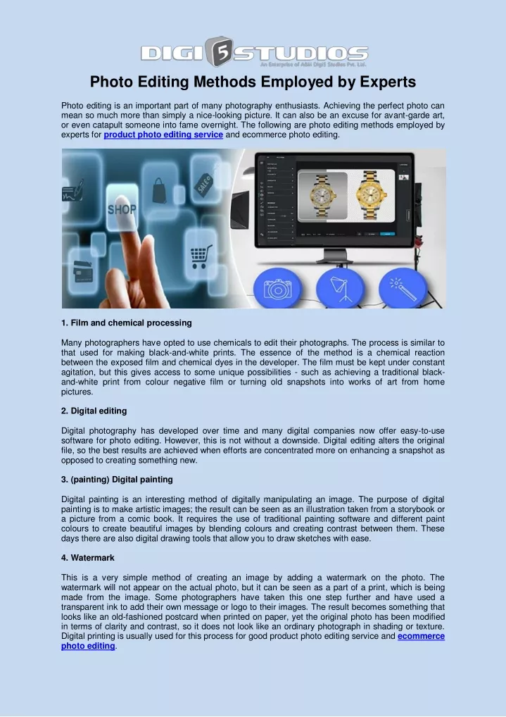 PPT - Product Photo Editing Service-Digi5studios.com PowerPoint ...
