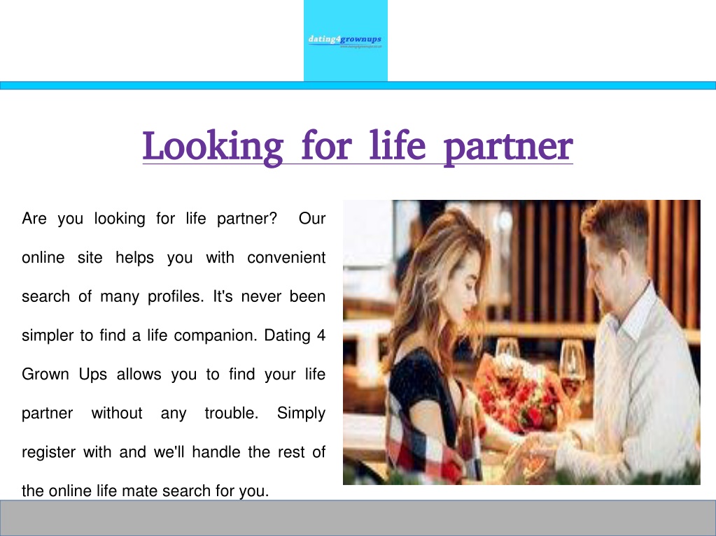 PPT - Looking for life partner PowerPoint Presentation, free download ...