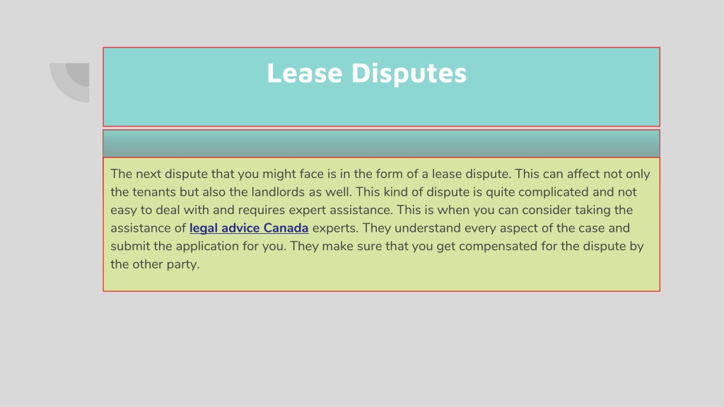 PPT - Which Issues do Commercial Leasing Attorneys Assist their Clients ...