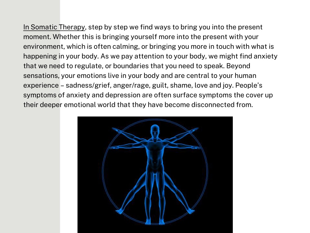 PPT - Trauma, PTSD, and Anxiety Treatment Through Somatic Therapy ...