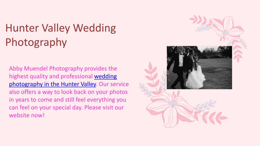 PPT - Hunter Valley Wedding Photography PowerPoint Presentation, free ...