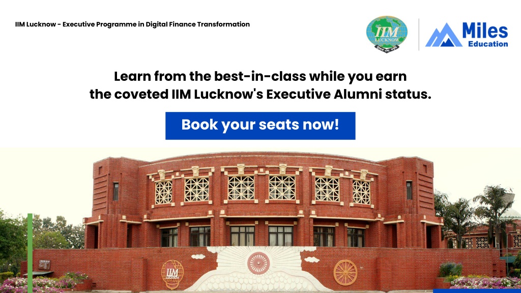 PPT - Earn the IIM Lucknow's Executive Alumni status PowerPoint Presentation - ID:11537205