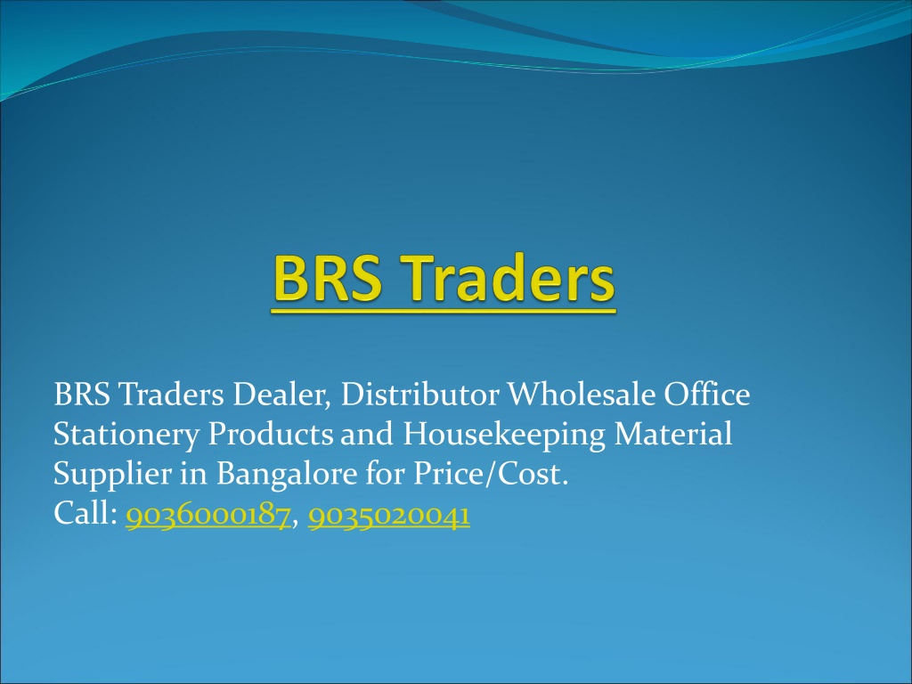 PPT - Office Stationary Product Supplier | Bangalore Call: 9036000187 ...