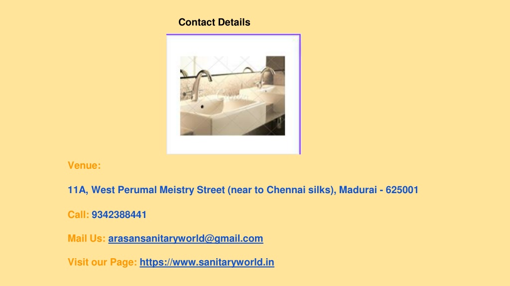 PPT - sanitaryware and bathroom fitting products PowerPoint ...