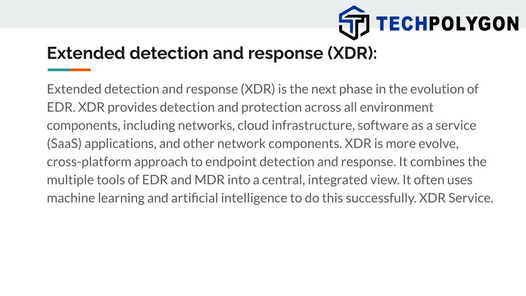 PPT - What are the differences between EDR, MDR and XDR for ...