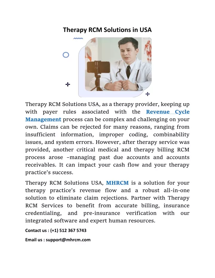 PPT - Therapy RCM Solutions in USA PowerPoint Presentation, free ...