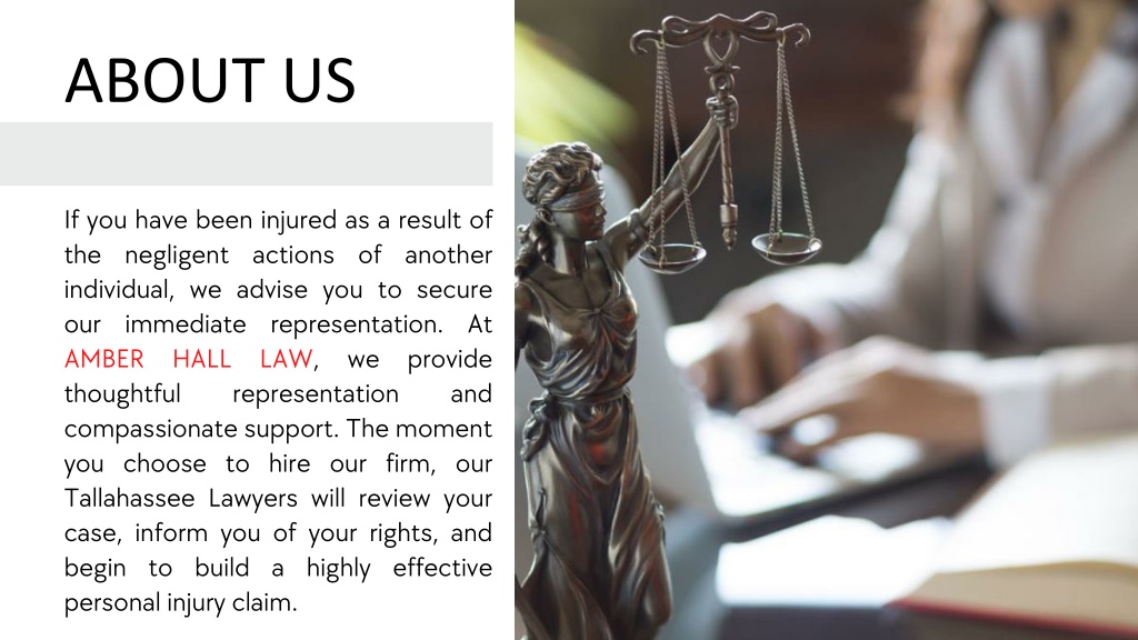 PPT - Tallahassee Personal Injury Law Firm - AMBER HALL LAW PowerPoint ...