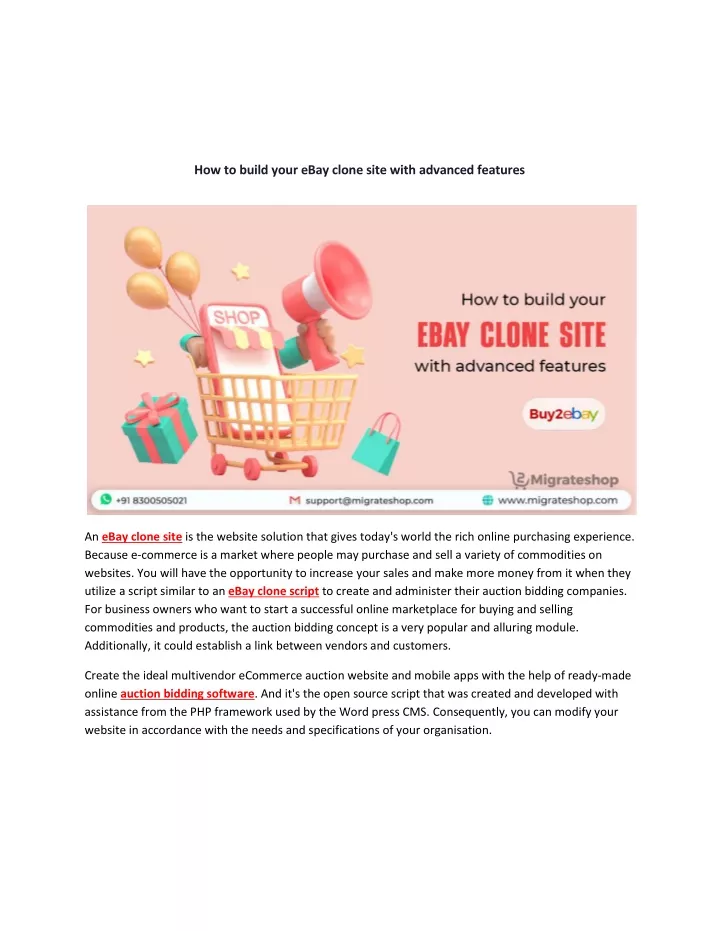 PPT - How to build your eBay clone site with advanced features PowerPoint Presentation - ID:11544342