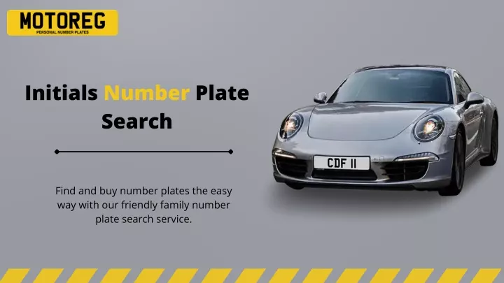 PPT - Initials Number Plate Search | Motoreg Ltd PowerPoint ...