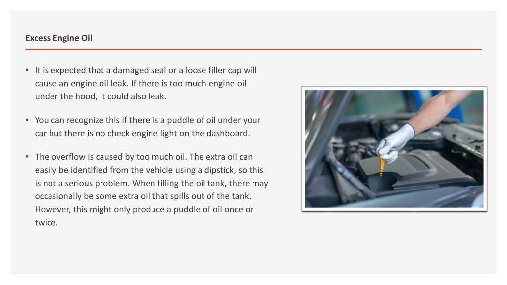 PPT - The Most Common Reasons for a Car Oil Leakage PowerPoint ...