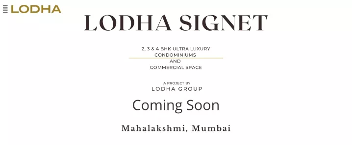 PPT - Lodha Signet Mahalakshmi Mumbai Brochure PowerPoint Presentation ...