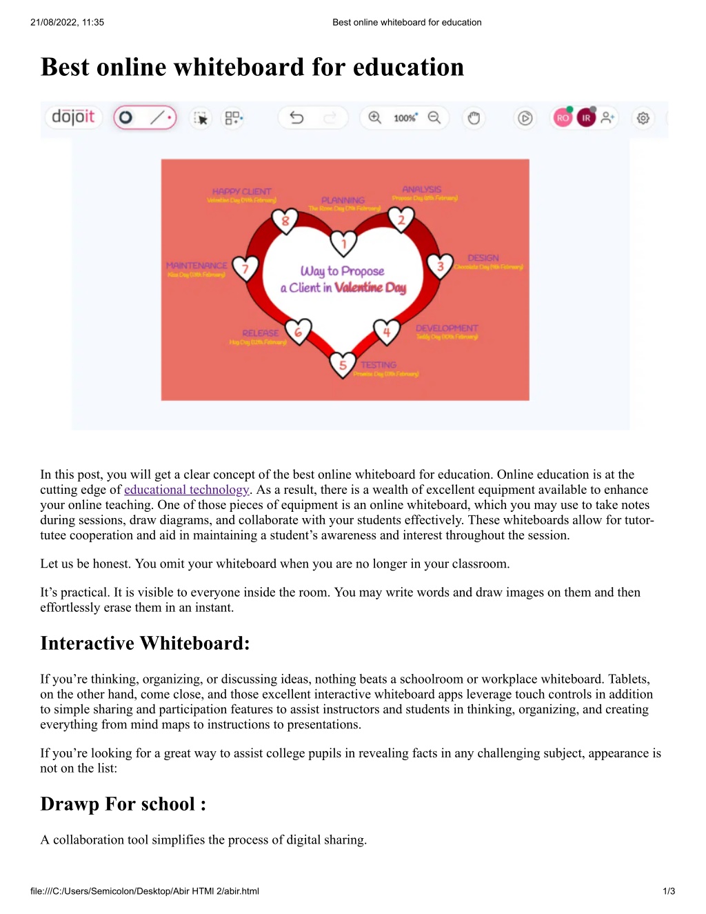 PPT - Best online whiteboard for education PowerPoint Presentation, free download - ID:11546417