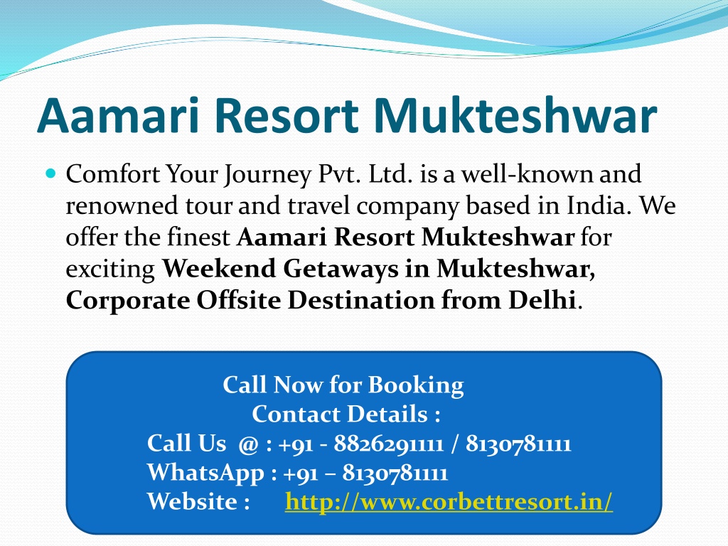 PPT - Aamari Resort Mukteshwar | Weekend Getaways in Mukteshwar ...