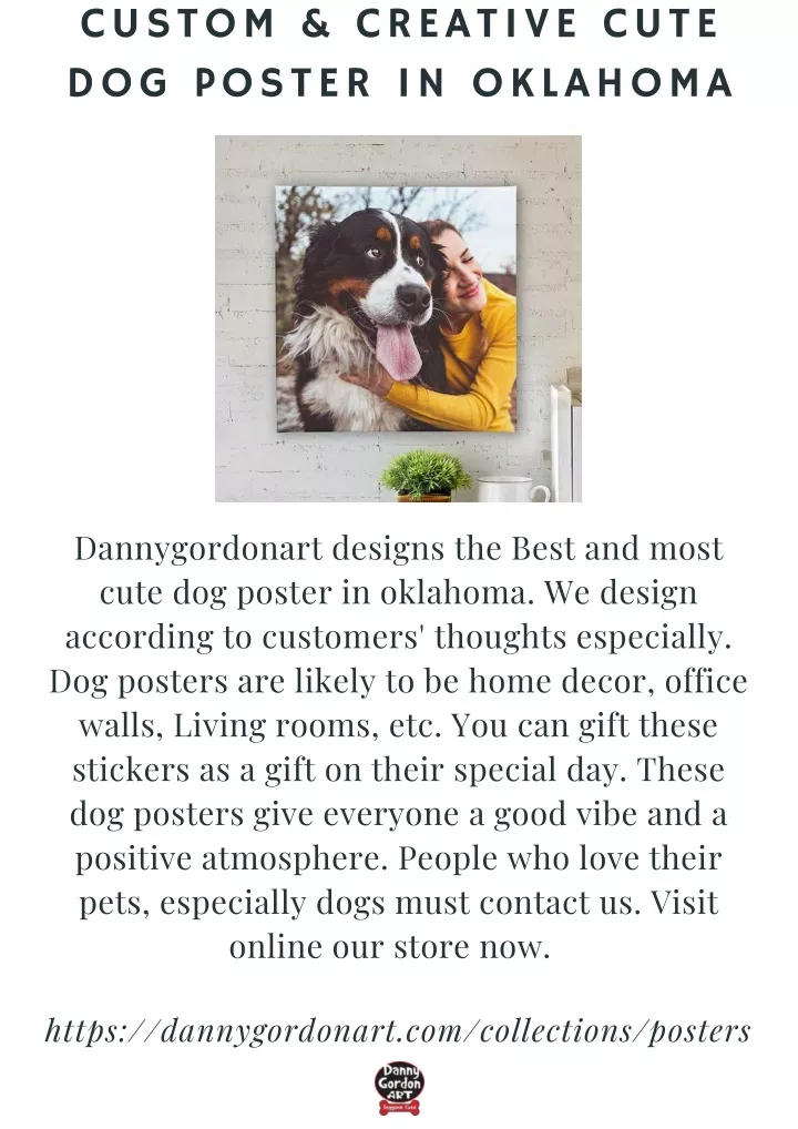 PPT - Custom & creative cute dog Poster in oklahoma PowerPoint ...