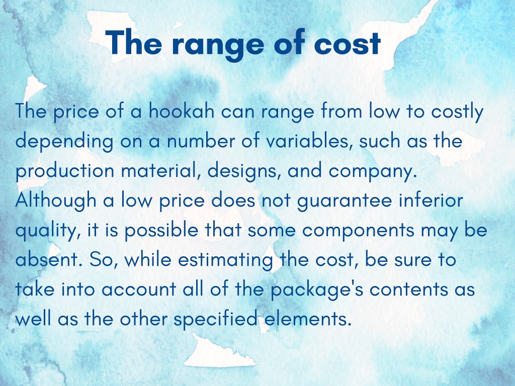 PPT - The Key Factors To Consider While Buying Hookah In Dubai ...