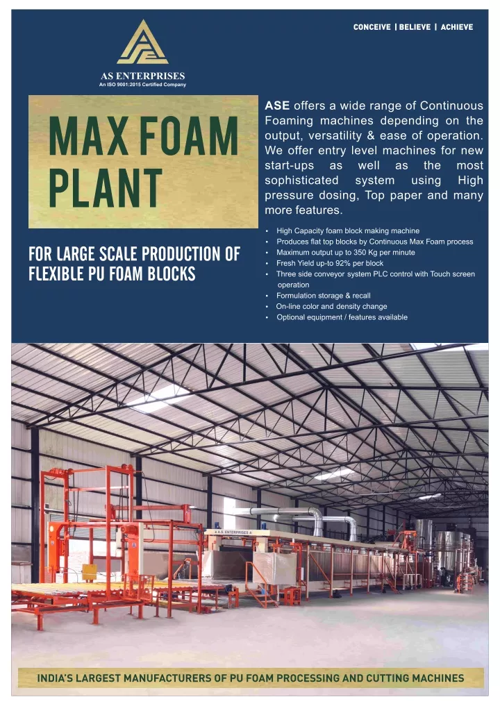 PPT - Continuous Foaming Machine (MAGNA) | Foam Cutting Machine | AS ...