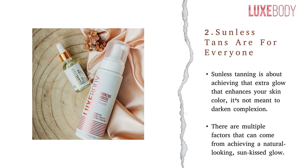 PPT - 5 Facts You Must Know About Sunless Tanning | LuxeBody Tan ...
