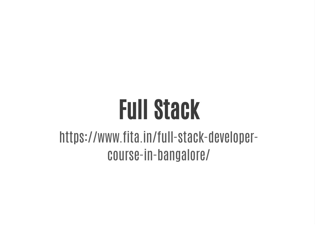 PPT - Full Stack PowerPoint Presentation, free download - ID:11551719