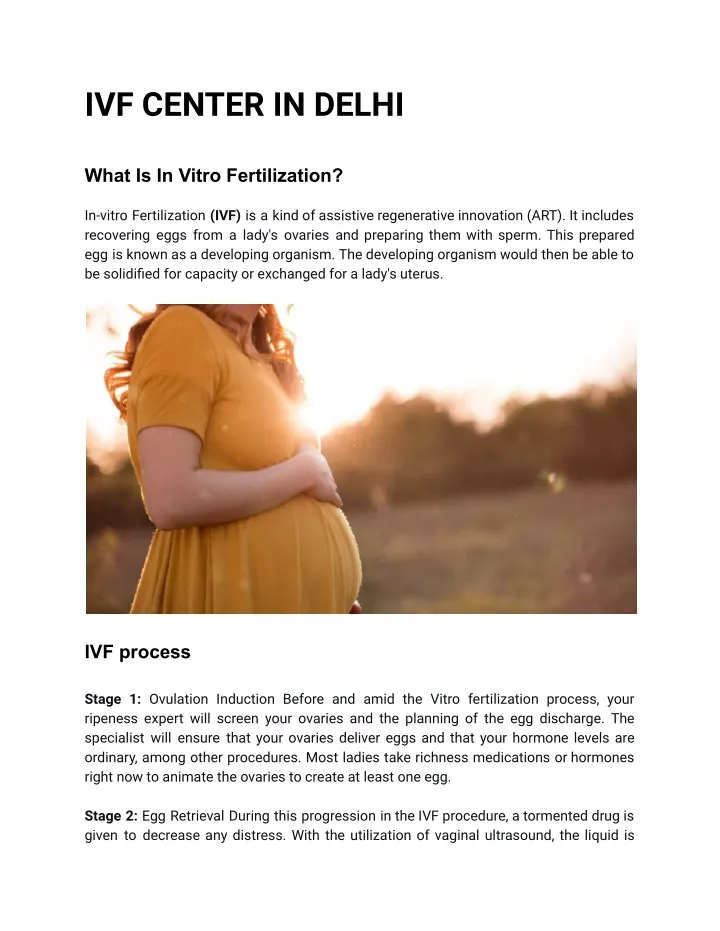 Ppt Ivf Centres In Delhi Powerpoint Presentation Free Download Id
