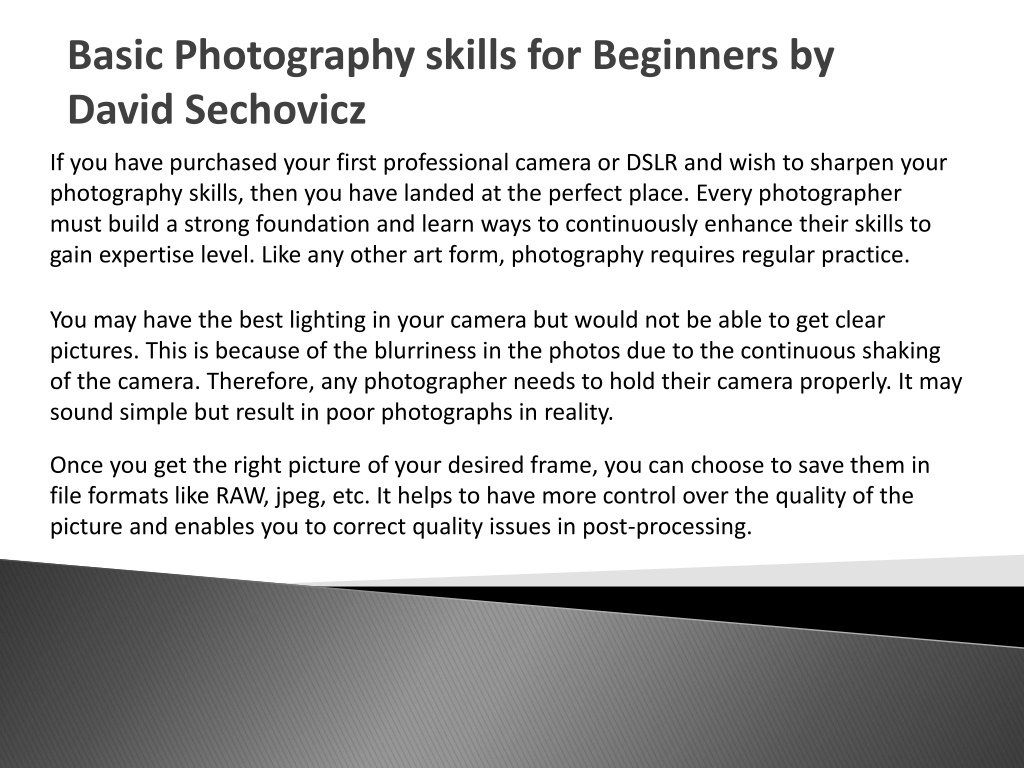 PPT - Best Photographer in USA- David Sechovicz PowerPoint Presentation ...