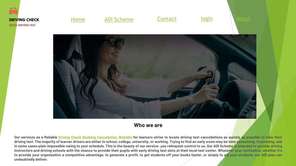 PPT - Reschedule Practical Driving Test Appointment | Drivingcheck.co ...