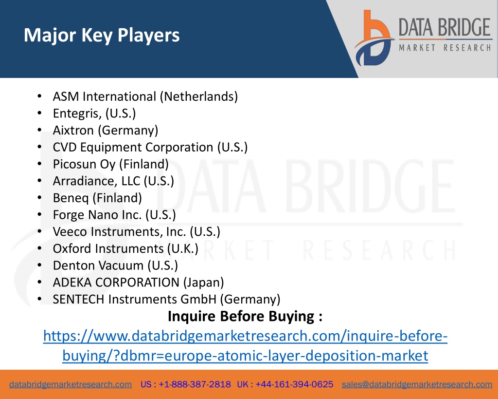 PPT - Europe Atomic Layer Deposition Market PowerPoint Presentation ...