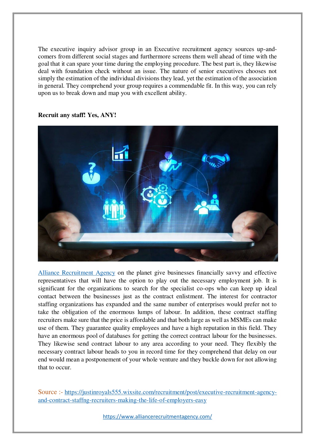 PPT - Best Contract Staffing Recruiters India & Dubai PowerPoint ...