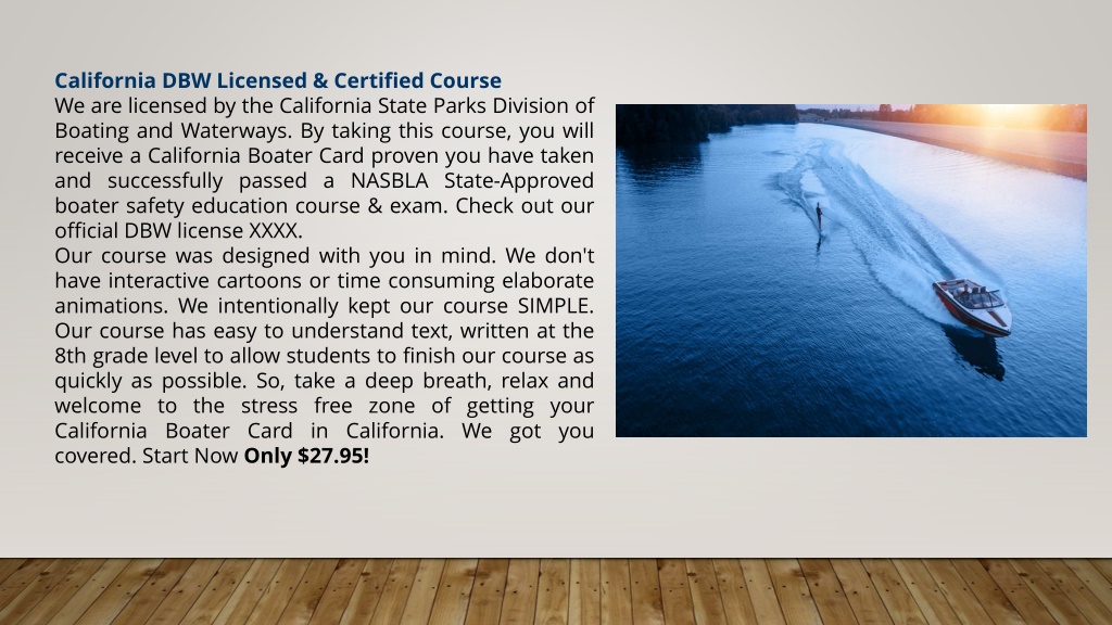 PPT - California Online Boat License Course | Safe2boat.com PowerPoint ...