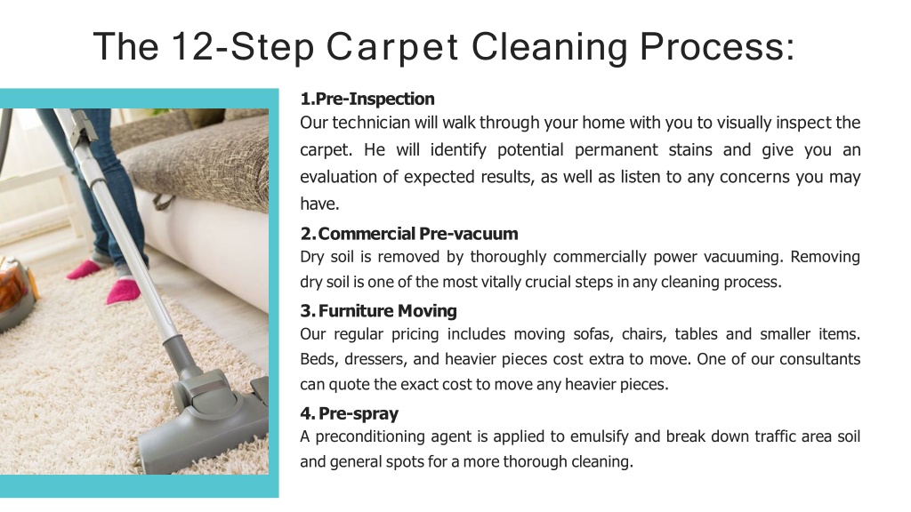 PPT - The 12 Step Carpet Cleaning Process PowerPoint Presentation, free ...