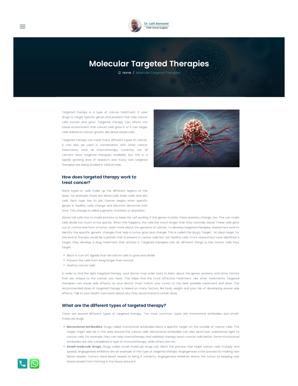 PPT - Molecular Targeted Therapy-Dr. Lalit Banswal - Best Cancer ...